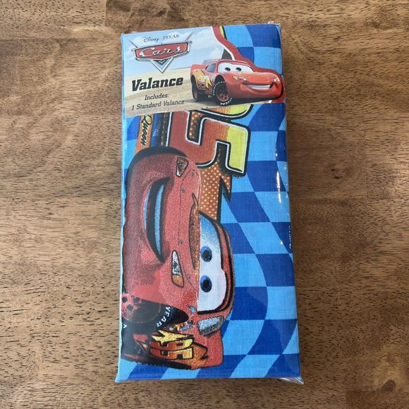 Pixar | Accents | Disney Pixar Cars Rusteze Window Valance Kids Room ...